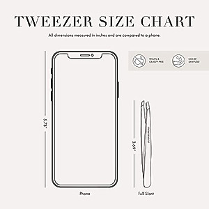 Tweezerman Exclusive Dusty Rose Slant Tweezer - Hair Removal Tweezers, Stainless Steel