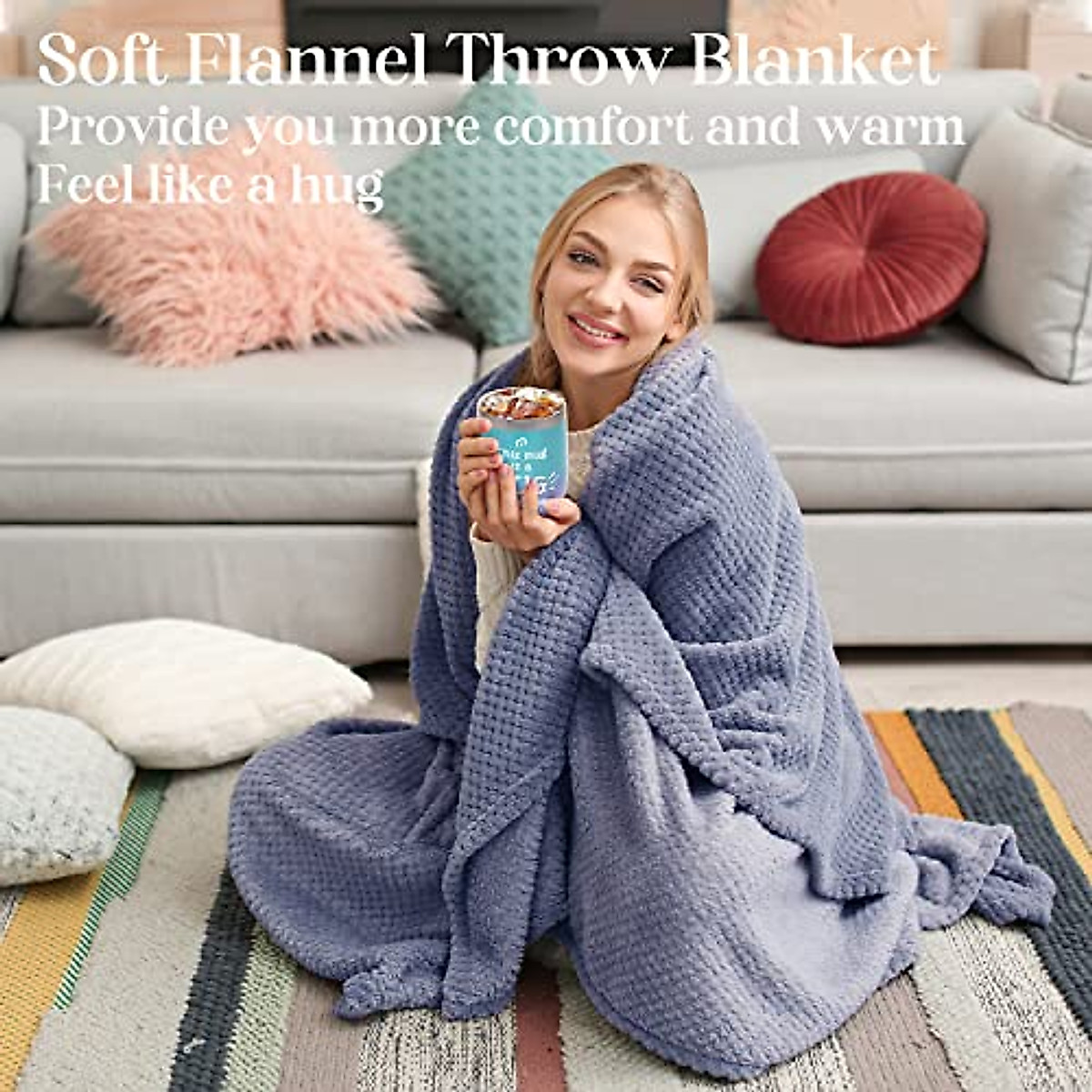 Get Well Soon Gifts for Women Care Package for Women After Surgery Gift Baskets for Women Birthday Gift Unique Friendship Sympathy Inspirational Gift Thinking of You Gift Relaxing Spa Gift Blanket Mug