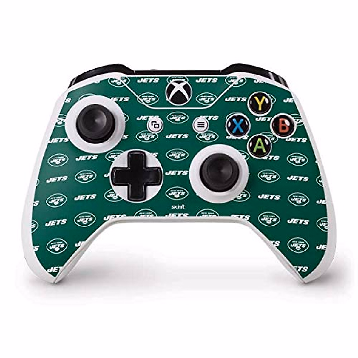 Skinit Decal Gaming Skin Compatible with Xbox One S Controller - Officially Licensed NFL New York Jets Blitz Series Design