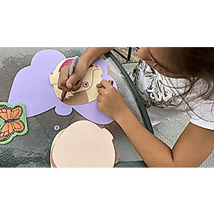 5.5” Multicultural Body Parts Large Creative Cut-Out Set, with Face, Person, Foot, Hand, 31 Cut-Outs per Design in a Pack for Classroom Décor, All About Me Activities, and Craft Activities for Kids