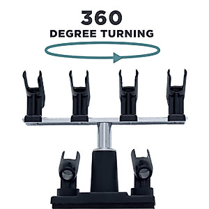 Master Airbrush Universal Clamp-On 6-Airbrush Holder - Airbrush Accessories & Supplies for Garage or Workspace