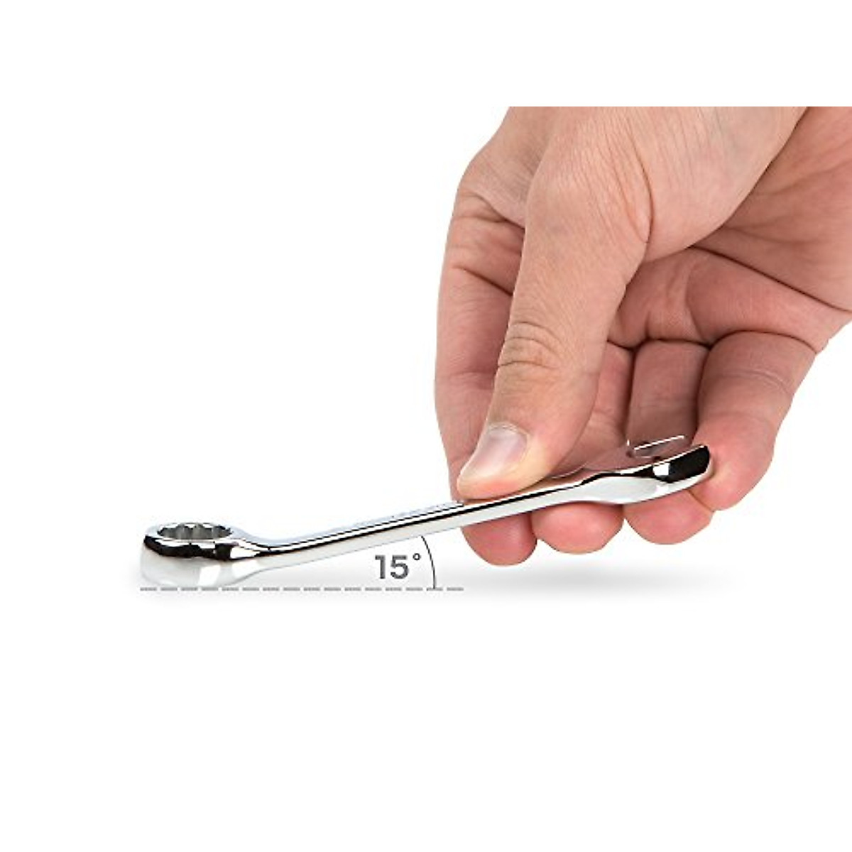 TEKTON 1/2 Inch Stubby Combination Wrench | 18047