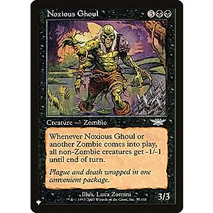 Magic: the Gathering - Noxious Ghoul - The List