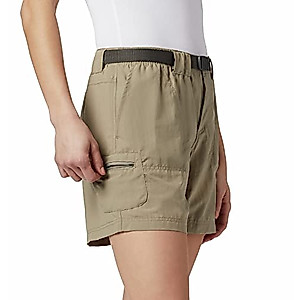 Columbia Women's Sandy River Cargo Short Shorts, tusk, Mx6