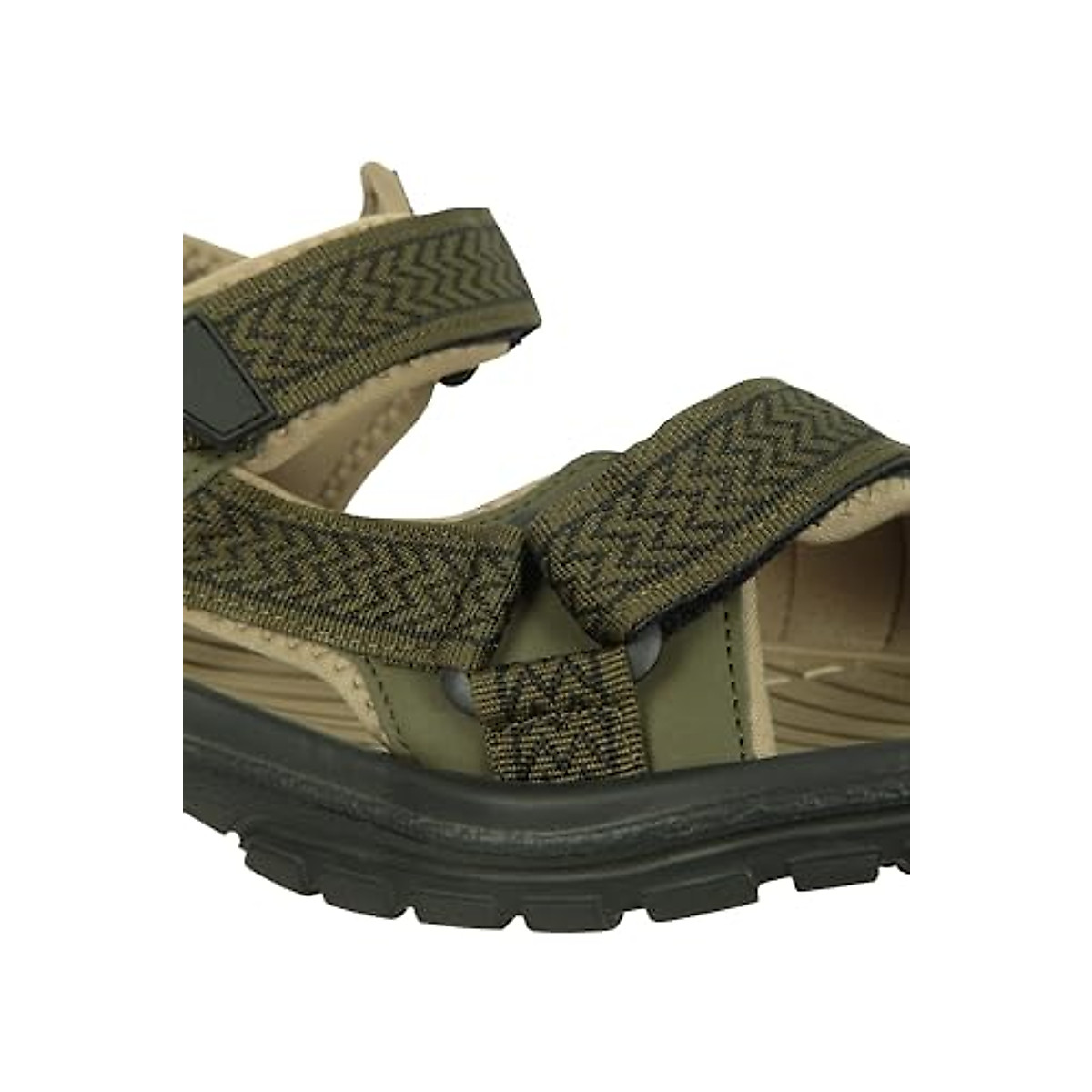Mountain Warehouse Crete Mens Sandals - Soft, Walking, Summer Khaki 12 M US Men