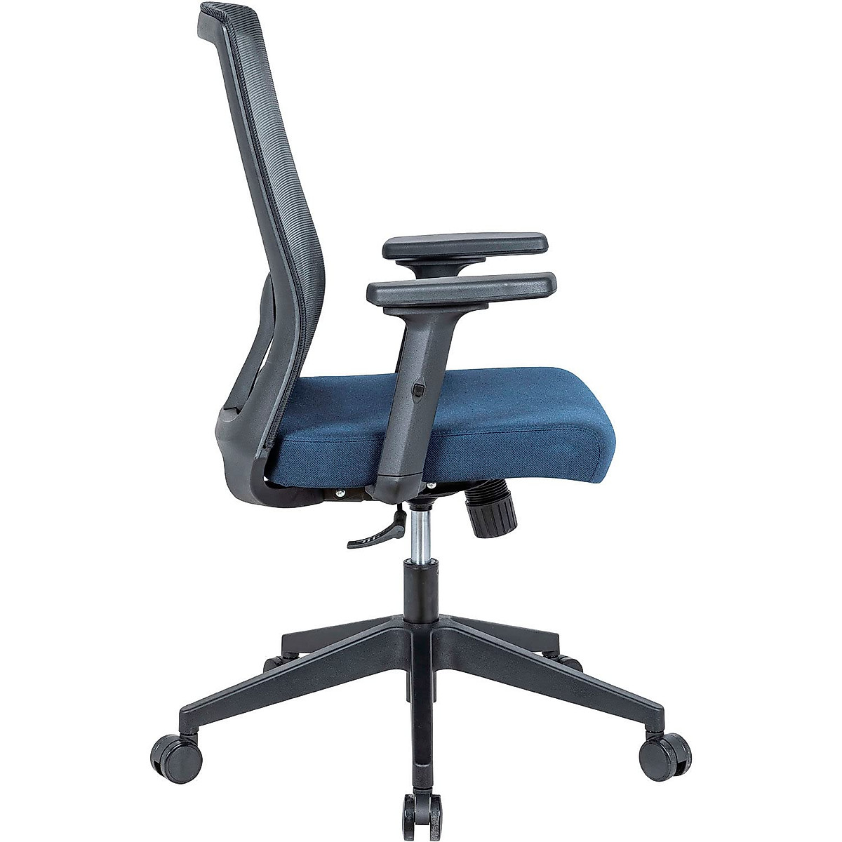 Global Industrial Mesh Task Chair with Seat Slider, Fabric, Ocean Blue