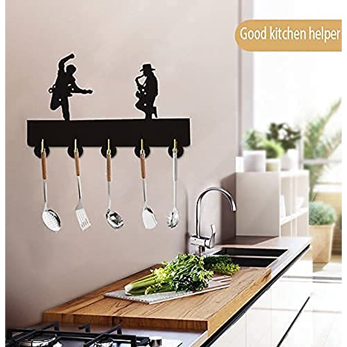 KingLive Wall Coat Rack Household Decor Modern Wooden Wall Hook Hunting Wall Hanger Hunter Gift Wall Hook Made of Wall Decor Hooks Household Decor Hooks Keys Holder