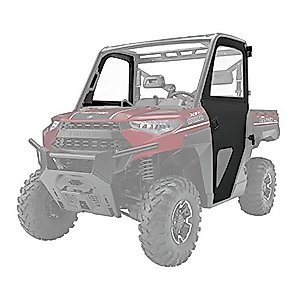2019-2022 Genuine Polaris Ranger XP 1000 / Crew Front Zip Window Canvas Doors - Black - 2882902