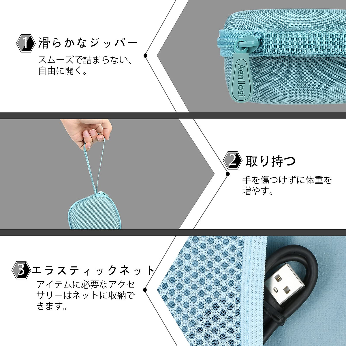 Aenllosi Hard Travel Case Replacement for Bose SoundLink Micro Bluetooth Speaker (Blue)