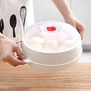 PYSUL Microwave Steamer for Vegetables, Veggie Steamer, Micro Cookware, Microwave Heating Bowl, Steamer for Cooking, Steamer Bowls for Microwave