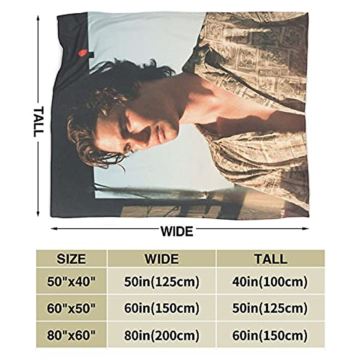 Ultra-Soft Fleece Blanket Outer Banks John B Flannel Throw Blankets for Couch & Bed 50"x40"