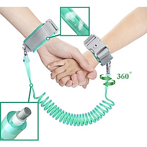 EPLAZA Dinosaur-like Toddler Harnesses with Leashes Anti Lost Wrist Link Wristband for 1.5 to 3 Years Kids Girls Boys Safety (Little dinosaur Black)