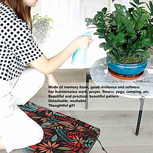 BORDSTRACT Knee Pad Extra Thick, Memory Foam Extra Thick Kneeling Cushion Pad, Removable Washable, Garden Kneeler for Gardening, for Maintenance Work, Prayer, Fitness, Yoga