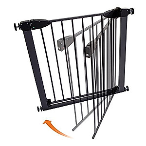 Dreambaby Boston Magnetic Auto Close Security Gate (29.5-38 inches, Black)