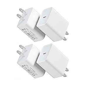 [4Pack] Sehonor 20W USB C Fast Charger Block,PD 3.0 USB Type C Wall Charger Power Adapter for iPhone 14/iPhone 13/13 Pro Max/13 Mini/iPhone 12/Pro Max/Mini/11,iPad Air 2022,iPad Pro,Pixel and Samsung