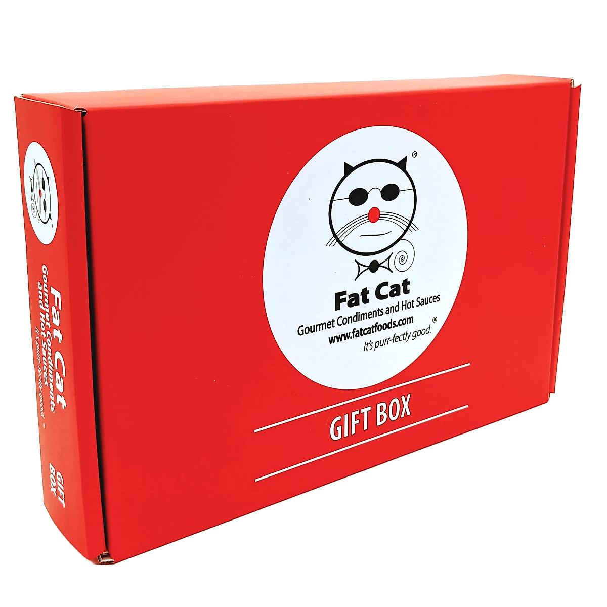 Heat Lovers Natural Hot Sauce Variety Pack by Fat Cat Gourmet | Habanero | Scotch Bonnet | Ghost | Scorpion | Carolina Reaper | Sampler Gift Set | Gluten Free | Vegan | Keto Friendly (5 Bottles)