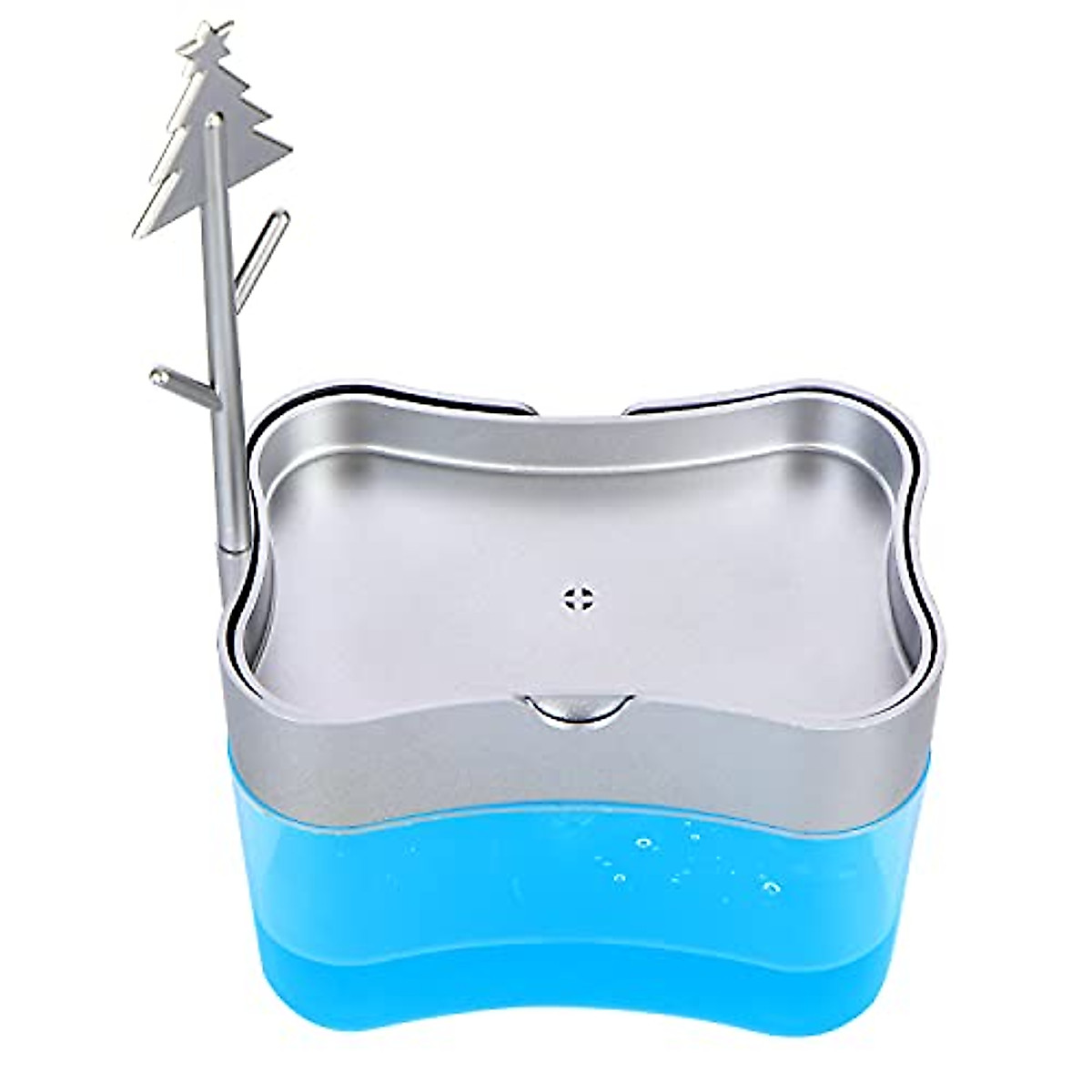 Premium Quality Dish Soap Dispenser - Countertop Kitchen Soap Dispenser, Sink Dish Washing Soap Dispenser 13 Ounces (Sponge Included)