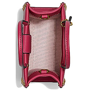 COACH Crystal Rivets Mini Cashin Tote Hyacinth One Size