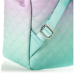 Loungefly Disney Little Mermaid Ombre Scales Womens Double Strap Shoulder Bag Purse