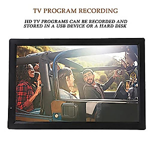 Yoidesu 14”Portable TV with ATSC Tuner,Battery Operated TV with HDMI, SD/MMC, USB, VGA, AV in/Out and Remote Control,Small Car TV for Kids,Kitchen,Traveling,Camping