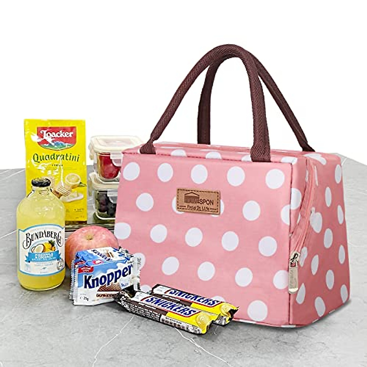 HOMESPON Lunch Bag Insulated Tote Bag Lunch Box Resuable Cooler Bag Lunch Container Waterproof Lunch Holder for Women/Men