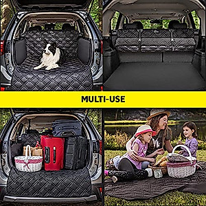 Meadowlark SUV Cargo Liner Dog Seat Covers, Double Stitched & Extra Padded, Water Repellant, Anti Shock, Non-Slip, Dog Car Seat Cover Trunk Mat, Dog Accessories, Pet Car Seat Protector for Fur & Mud