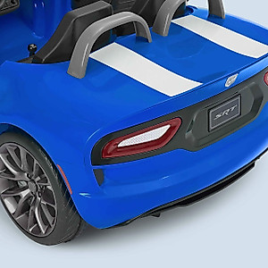 Kid Trax Dodge Viper SRT Convertible Toddler Ride On Toy, Ages 3-7 Years Old, 12 Volt Battery, Max Weight of 130 lbs, Two Seater, Working Lights, Pink