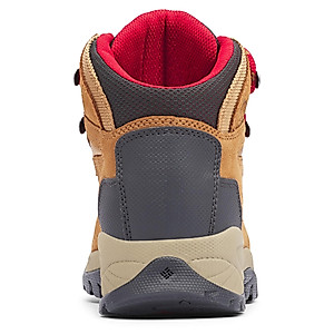 Columbia Women's Newton Ridge Plus Waterproof Amped, Elk/Mountain Red, 10 M US