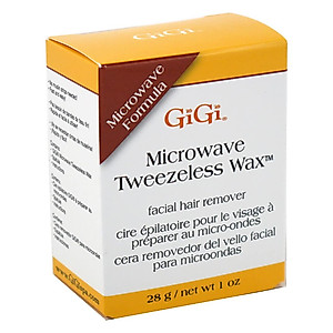 Gigi Microwave Tweezeless Wax 1 Ounce (Pack of 6)