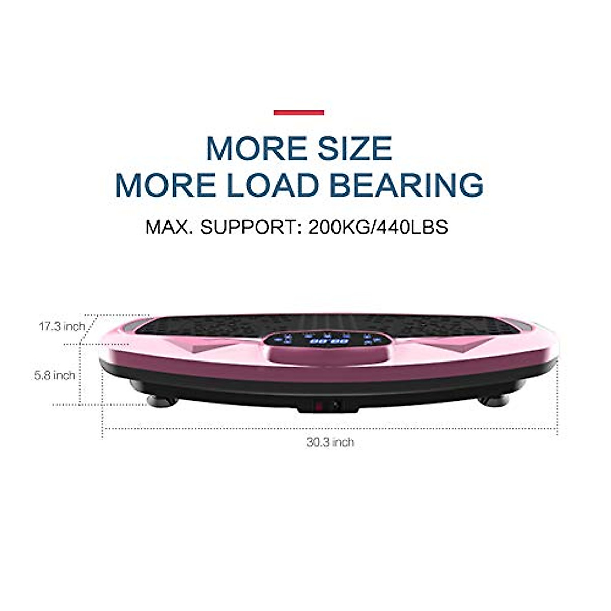 nimto Vibration Plate Exercise Machine Whole Body Workout Vibration Fitness Platform for Home Fitness & Weight Loss + BT + Remote, 99 Levels