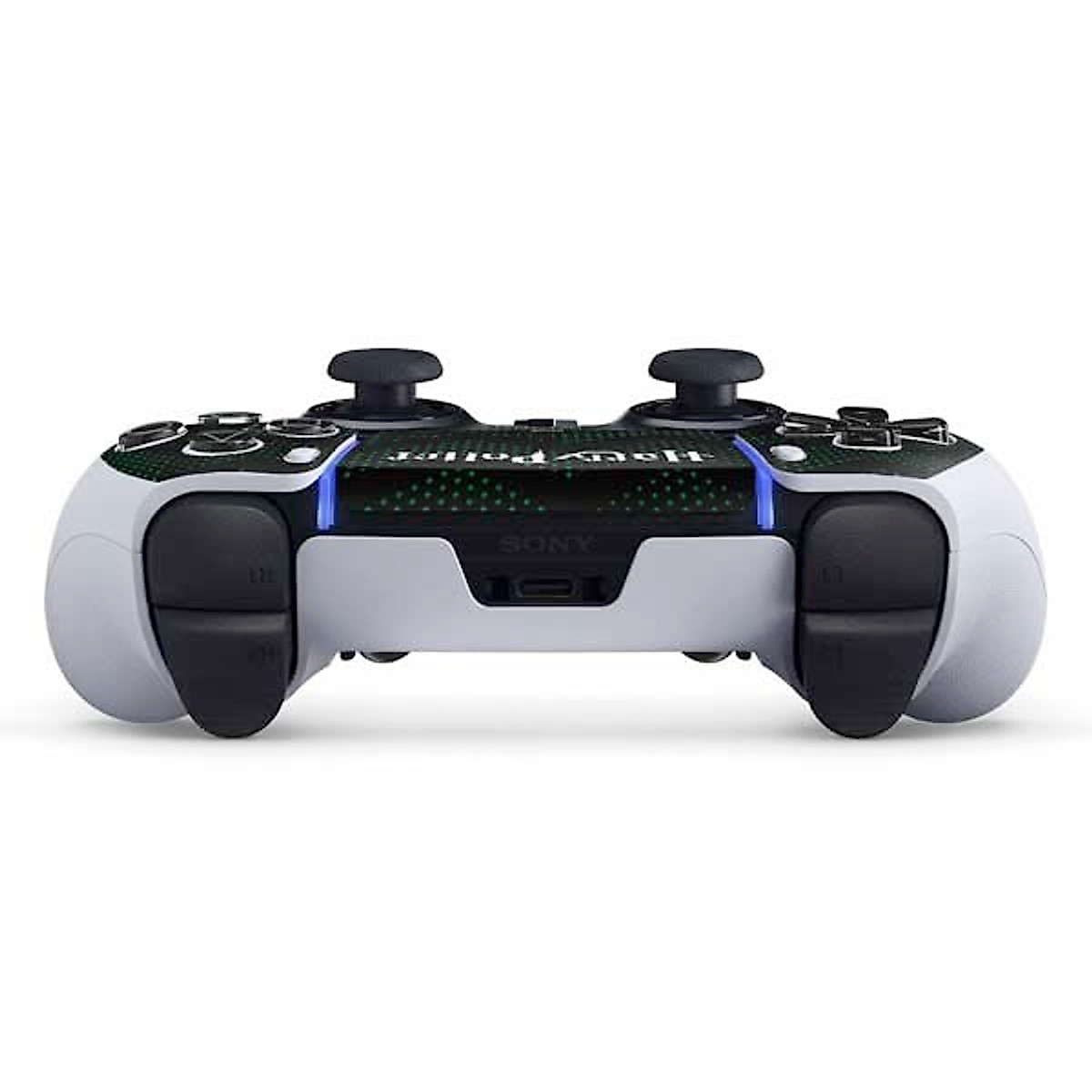 Skinit Gaming Decal Skin Compatible with PS5 DualSense Edge Pro Controller - Officially Licensed Warner Bros Team Slytherin Design
