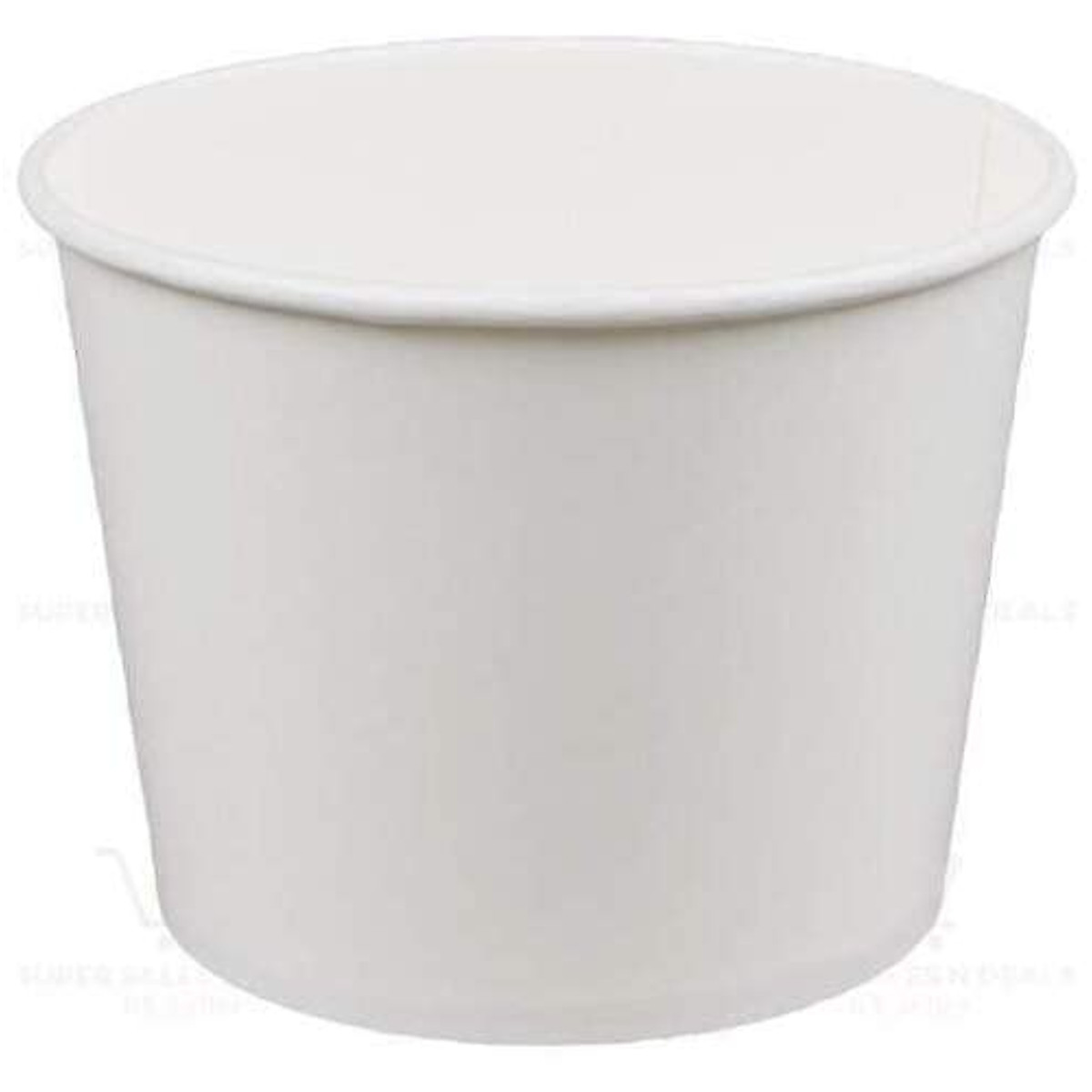Tabletop king 5 lb. White Disposable Paper Ice Bucket - 25/Pack