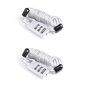 2Pcs Password Lock Small Bicycle Lock Password Lock Digit Resettable Combination Locks
