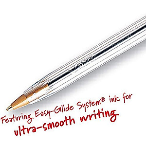 Bic Cristal Xtra-Smooth Ball Pen - 10 plus 2 Bonus Pack (12 count) - Red Medium Point Ballpoint Pen