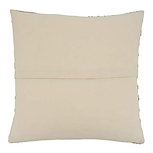 SARO LIFESTYLE Stripe Weave Design Throw Pillow, 22" Poly Filled, Multi