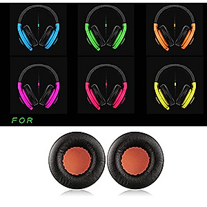 Replacement Ear Pad Cushions Compatible with Razer Kraken Pro V1 Gaming Headphones (Orange)