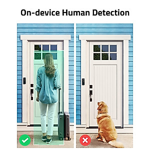 eufy Security, Video Doorbell 2K (Battery-Powered) with Chime, 2K HD, No Monthly Fee, On-Device AI for Human Detection, 2-Way Audio, 16GB Local Storage, Simple Self-Installation