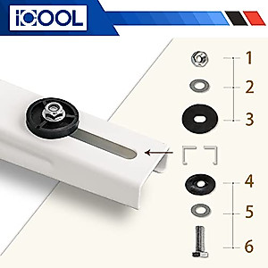 ICOOL Mini Split Wall Mounting Bracket for 9000-36000 BTU Universal Ductless Air Conditioners, Heat Pumps, Compressors & HVAC Systems, Outdoor Heavy Duty Foldable Wall Mount Condenser Bracket