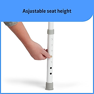 Medline 3-in-1 Aluminum Elongated Commode Seat, 350 lbs. capacity, for Seniors, Elderly and Adults