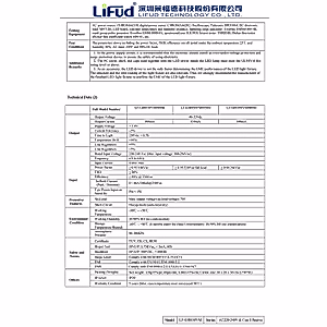 Lifud LED Driver 1200mA DC 25-42V 50W LED Luminaire Power Supply Input 220-240VAC LF-GIR050YM1200H Constant Current Commercial Lighting Driver LED Panel Driver