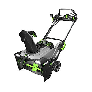 EGO Power+ SNT2101 21-Inch 56-Volt Lithium-Ion Cordless Snow Blower with Peak Power - 2 x 4.0Ah Battery and 320W Charger Included, Black