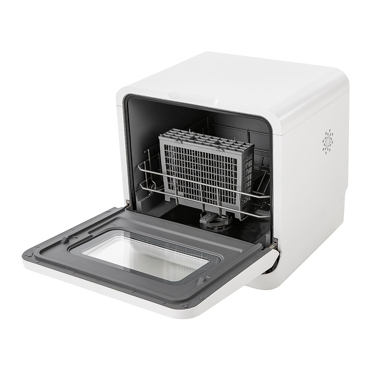 Portable Countertop Dishwasher 5 Washing Programs Mini Dishwasher with Drying and Connected Tap, Compact Dishwasher for Apartment, Dorm, Office, Boat, RV, Kitchen