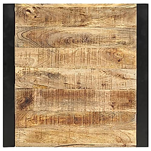 AJSEOYBS Dining Table Mid-Century Vintage Kitchen Table for Person for Dining Room Balcony Cafe Bar,Bar Table 23.6"x23.6"x43.3" Solid Mango Wood