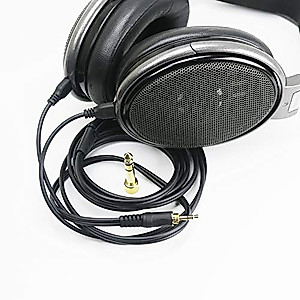 NewFantasia Replacement Audio Upgrade Cable Compatible with Sennheiser HD650, HD600, HD580, HD660S, HD58X, HD565, HD545, HD535, HD525, HD265, Massdrop HD6XX Headphones 1.5meters/4.9feet