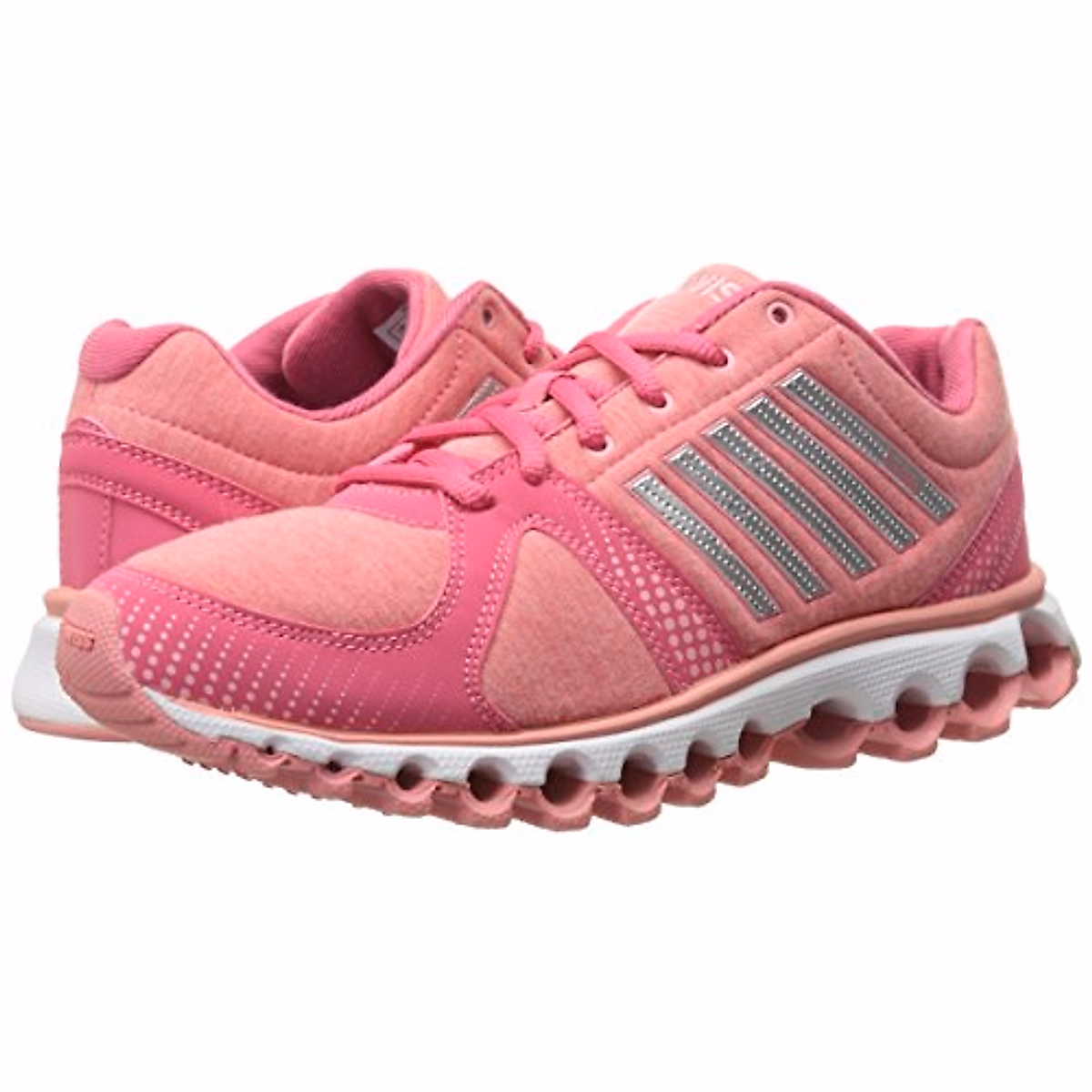 K-Swiss Women's X-160 Heather CMF Cross-Trainer Shoe, Honeysuckle/Geranium Pink, 6 M US