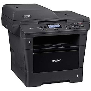 Brother Printer DCP-8150DN Monochrome Printer with Scanner and Copier, Amazon Dash Replenishment Enabled (Renewed)