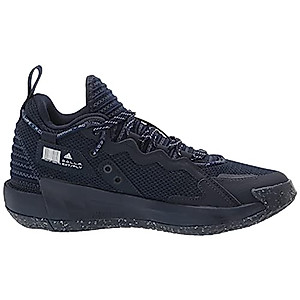 adidas Unisex Dame 7 Extply Basketball Shoe, Team Navy Blue/White/Team Navy Blue, 11 US Men