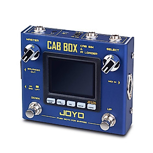 JOYO R-08 Cab Box Cabinet Modeling Power-amp Simulation Bundle with R-14 Atmosphere Reverb Pedal for Electric Guitar