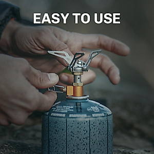 Fire-Maple FMS-300T Portable Stove Ultra Light, Hiking Stove Titanium for Backpacking Camping Outdoor, ISPO Design Award Gold Winner