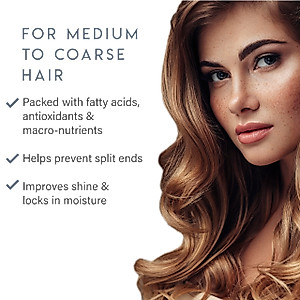 ALURAM Coconut Water Moisturizing Conditioner for Men and Women, Clean Hydration and Shine for Medium to Coarse Textured Hair, 12 Fl Oz